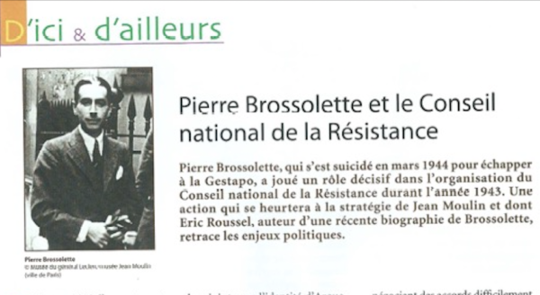 Pierre Brossolette et le CNR - Conseil National de la Résistance, par ...